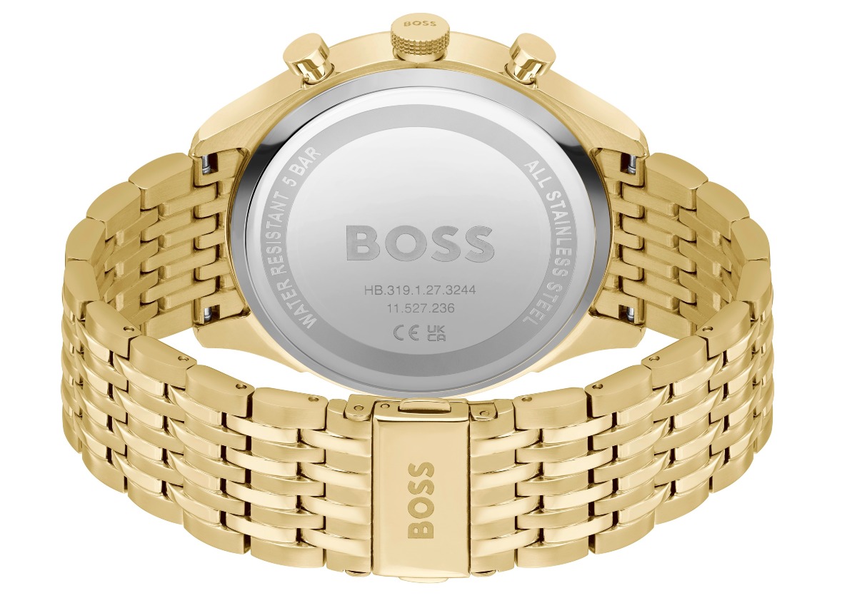 BOSS Gregor Chronograph brown light gold 1514051 - Keskisen Kello Oy