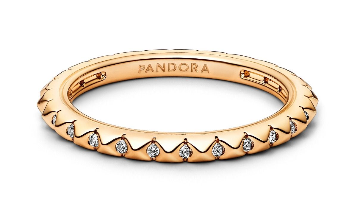 Pandora ME Pyramids 14k Gold-plated sormus 162800C01 - Keskisen Kello Oy