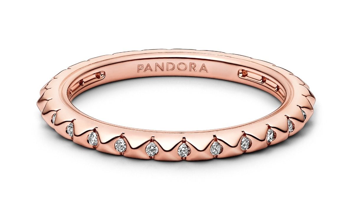 Pandora ME Pyramids 14k Rose gold-plated sormus 182800C01 - Keskisen ...