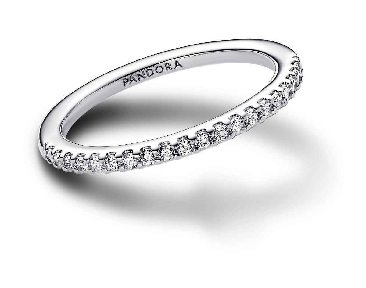 Pandora Timeless Stackable Sparkling Band Sterling silver rivisormus ...