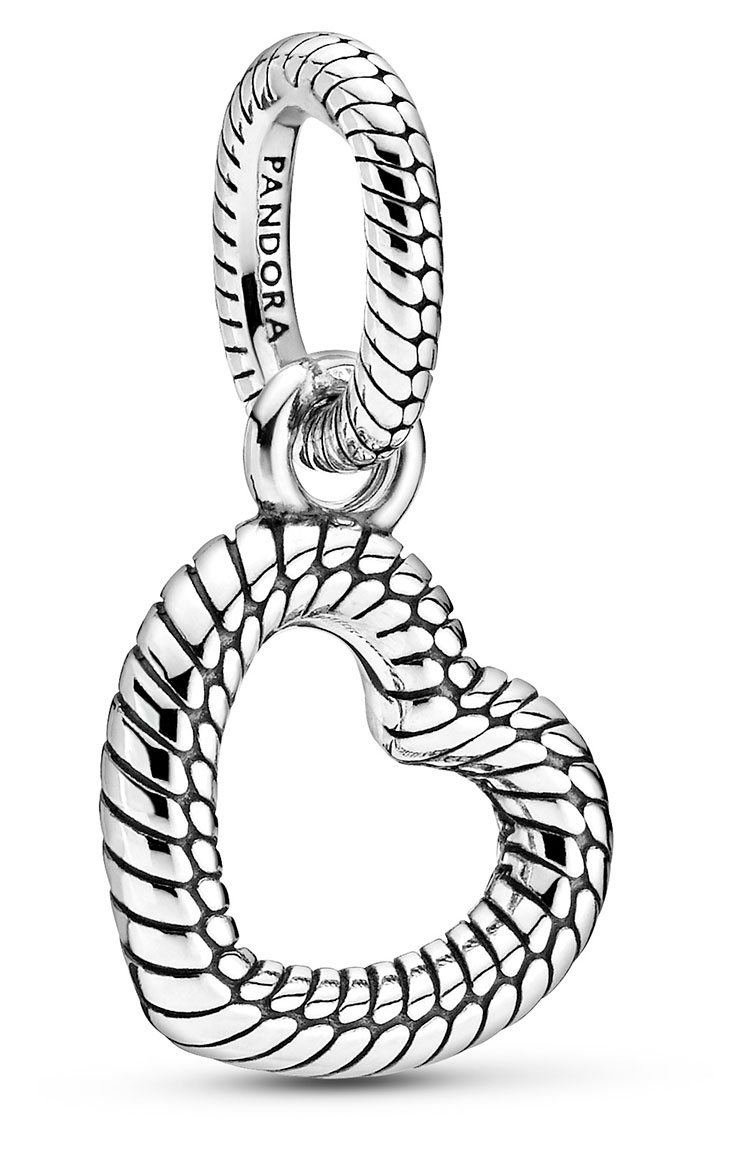Pandora Snake Chain Pattern Heart riipus 399094C00 - Keskisen Kello Oy