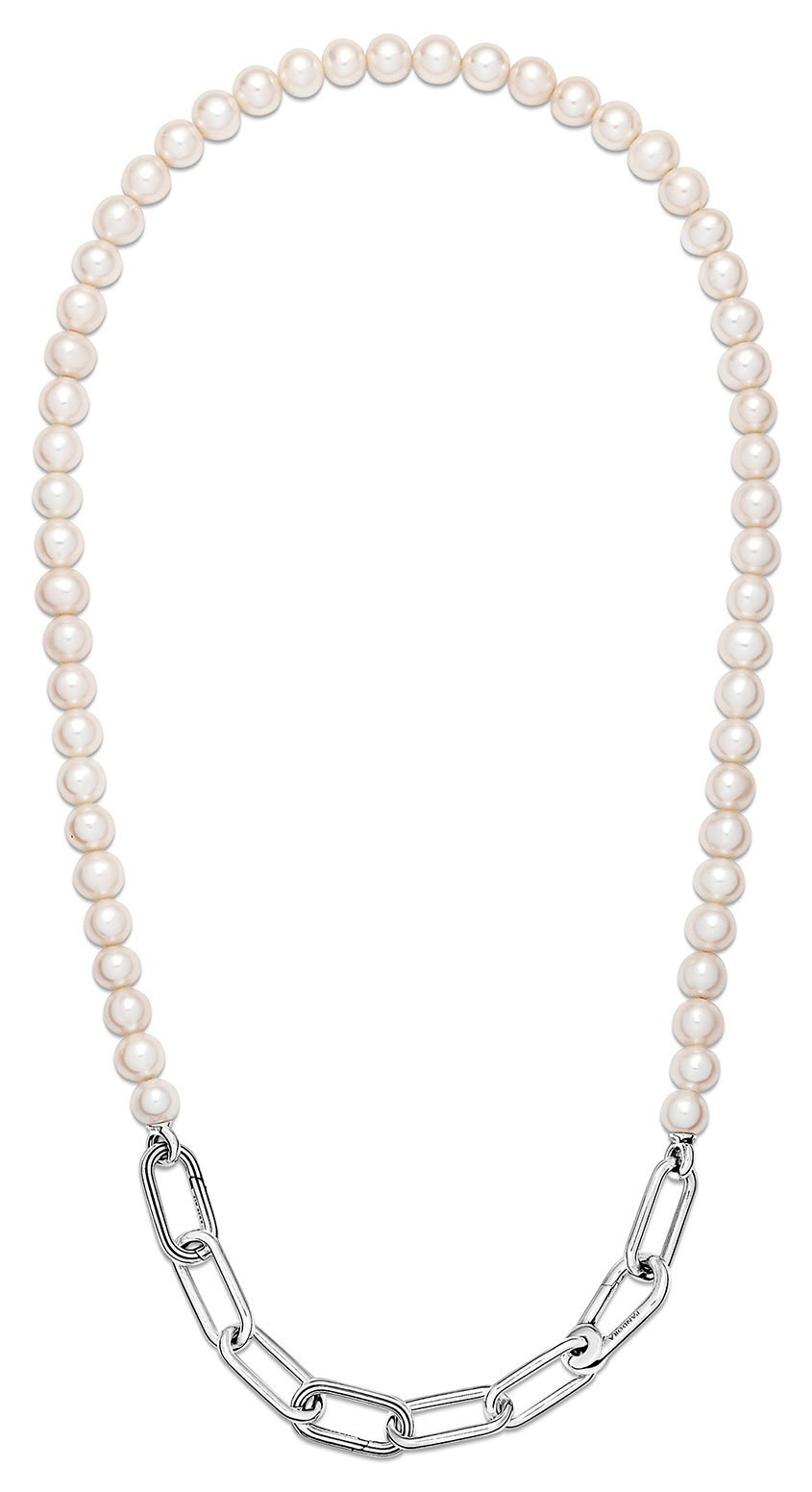 Pandora Me kaulakoru Freshwater Cultured Pearl Sterling Silver ...