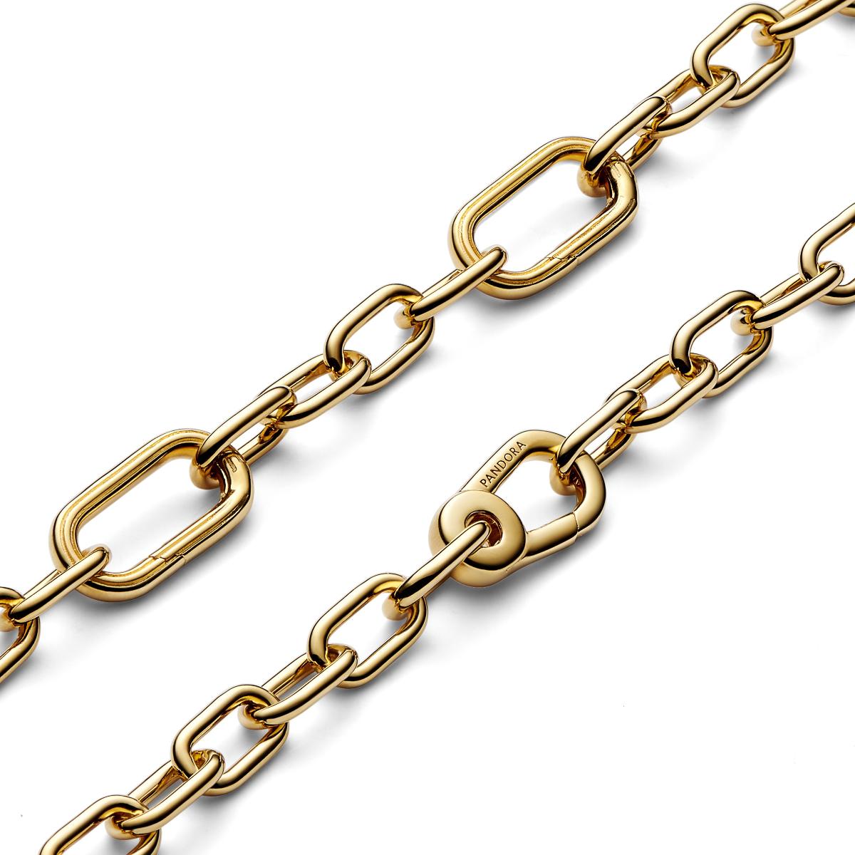 Pandora ME Small-Link Chain rannekoru 14k Gold-Plated 569662C00 ...