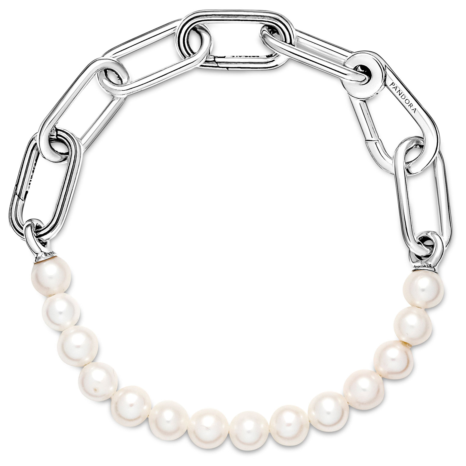 Pandora Me rannekoru Freshwater Cultured Pearl Sterling Silver ...