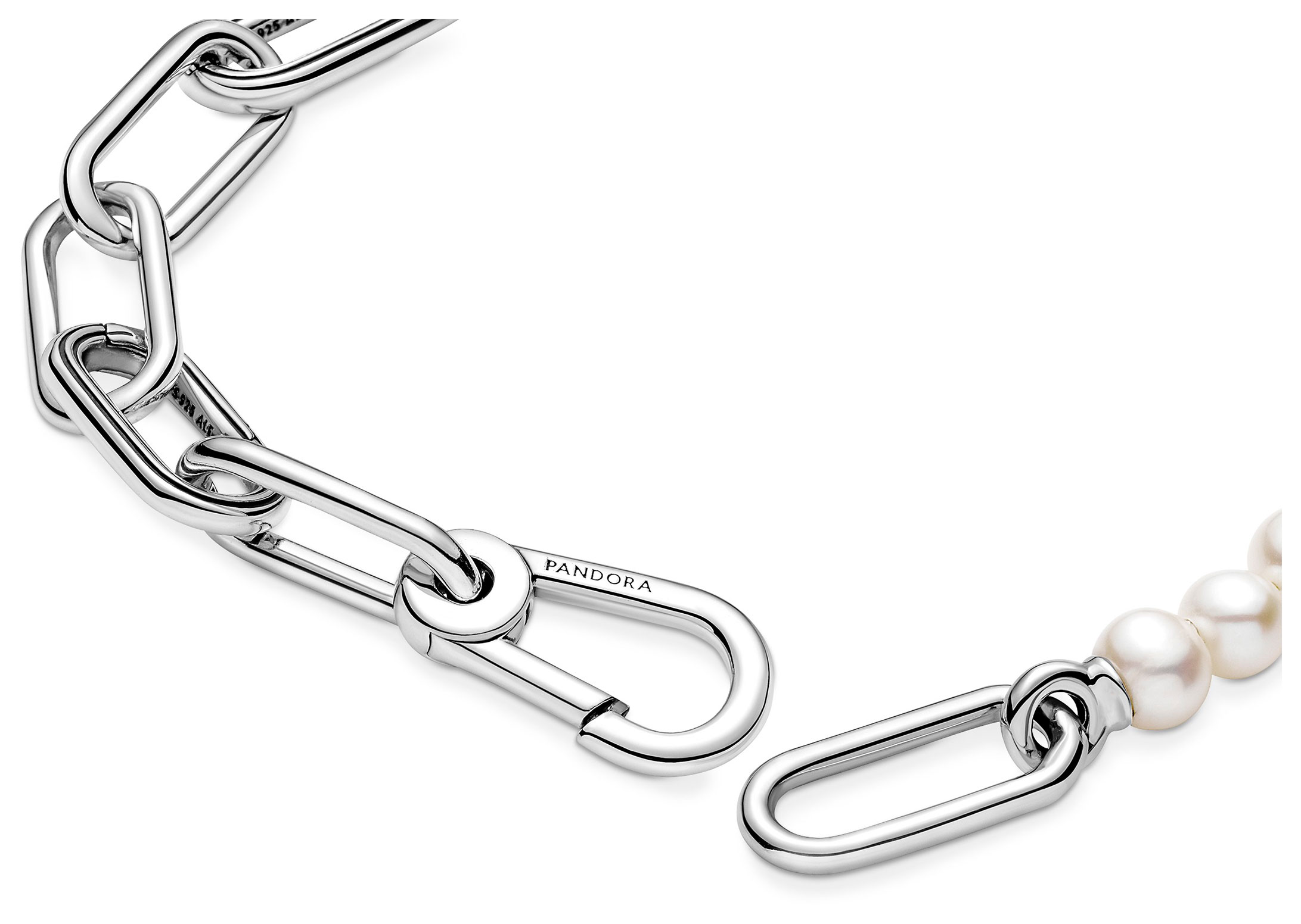 Pandora Me rannekoru Freshwater Cultured Pearl Sterling Silver ...