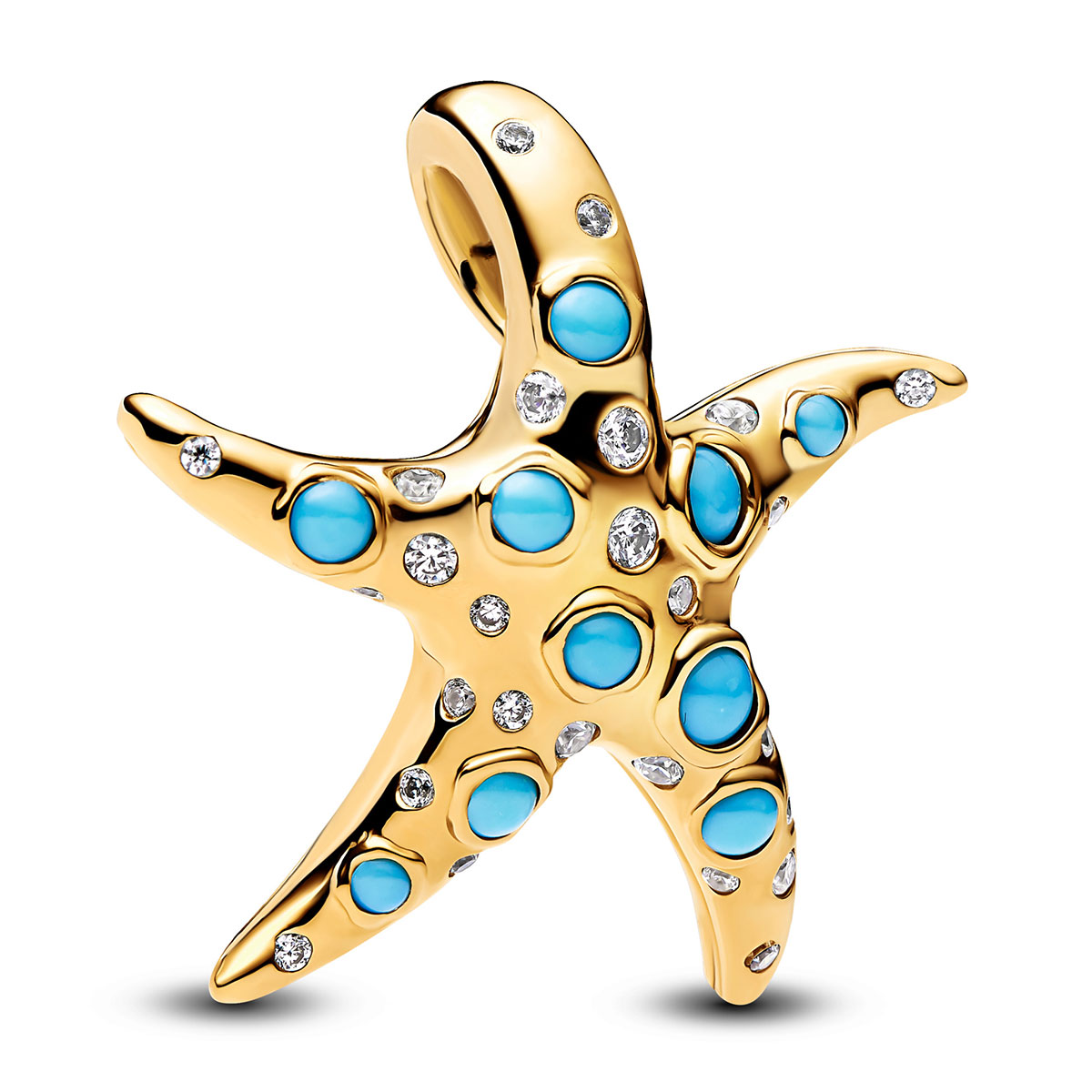 Pandora Moments kullattu sininen meritähti hela 763818C01 ...