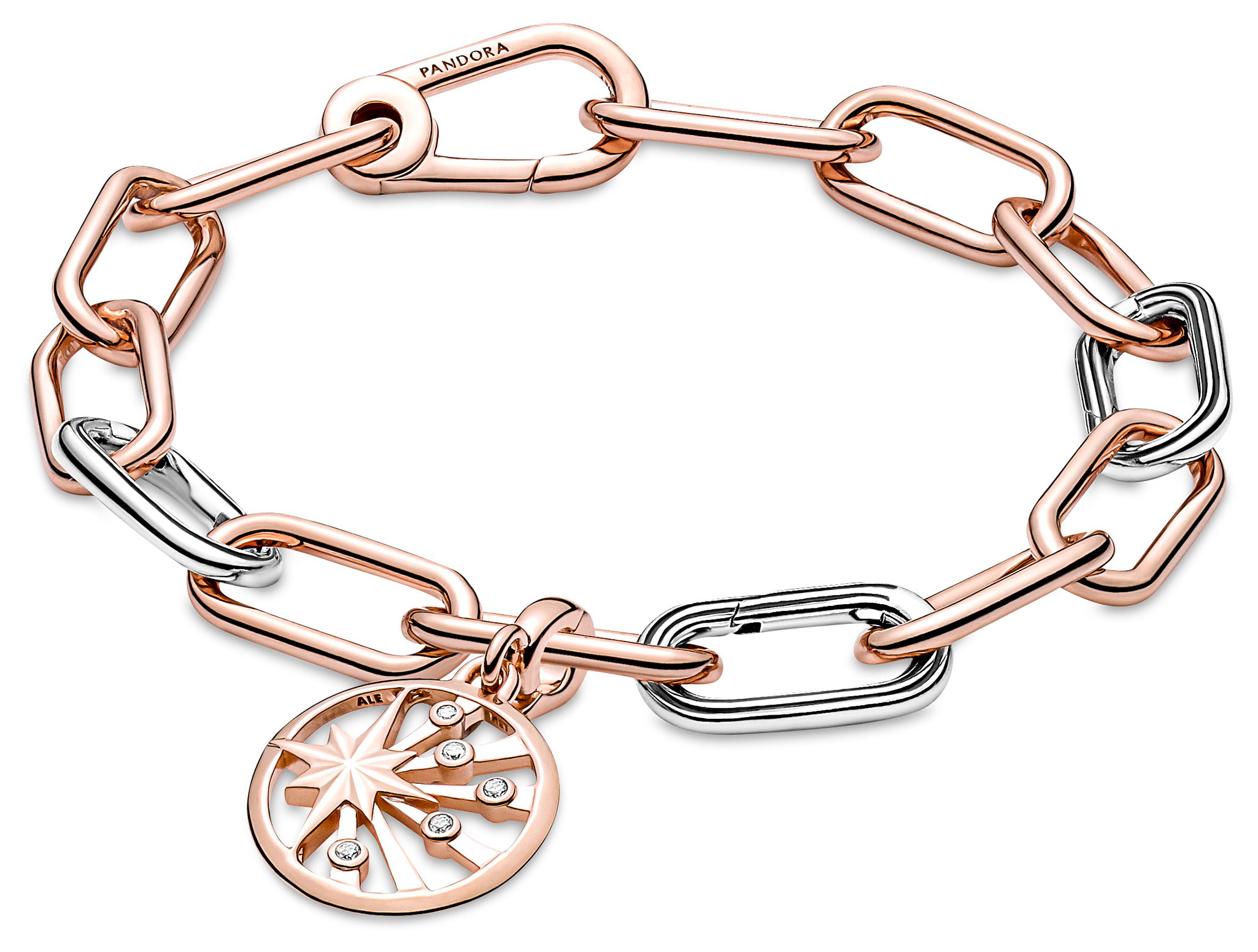 Pandora Me hela Rays of Life Medallion 14k Rose Gold-Plated 789676C01 ...