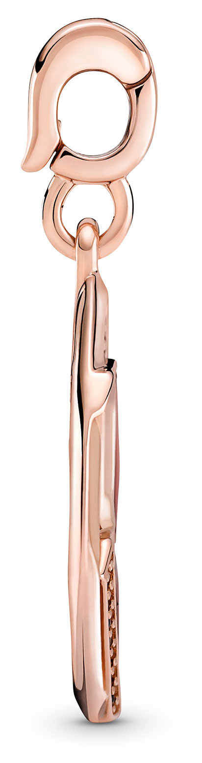 Pandora Me hela Light Me Up Medallion 14k Rose Gold-Plated 789693C01 ...