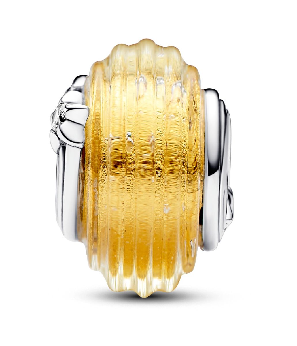 Pandora Moments Shooting Star Grooved Murano Glass hela 792982C01 ...