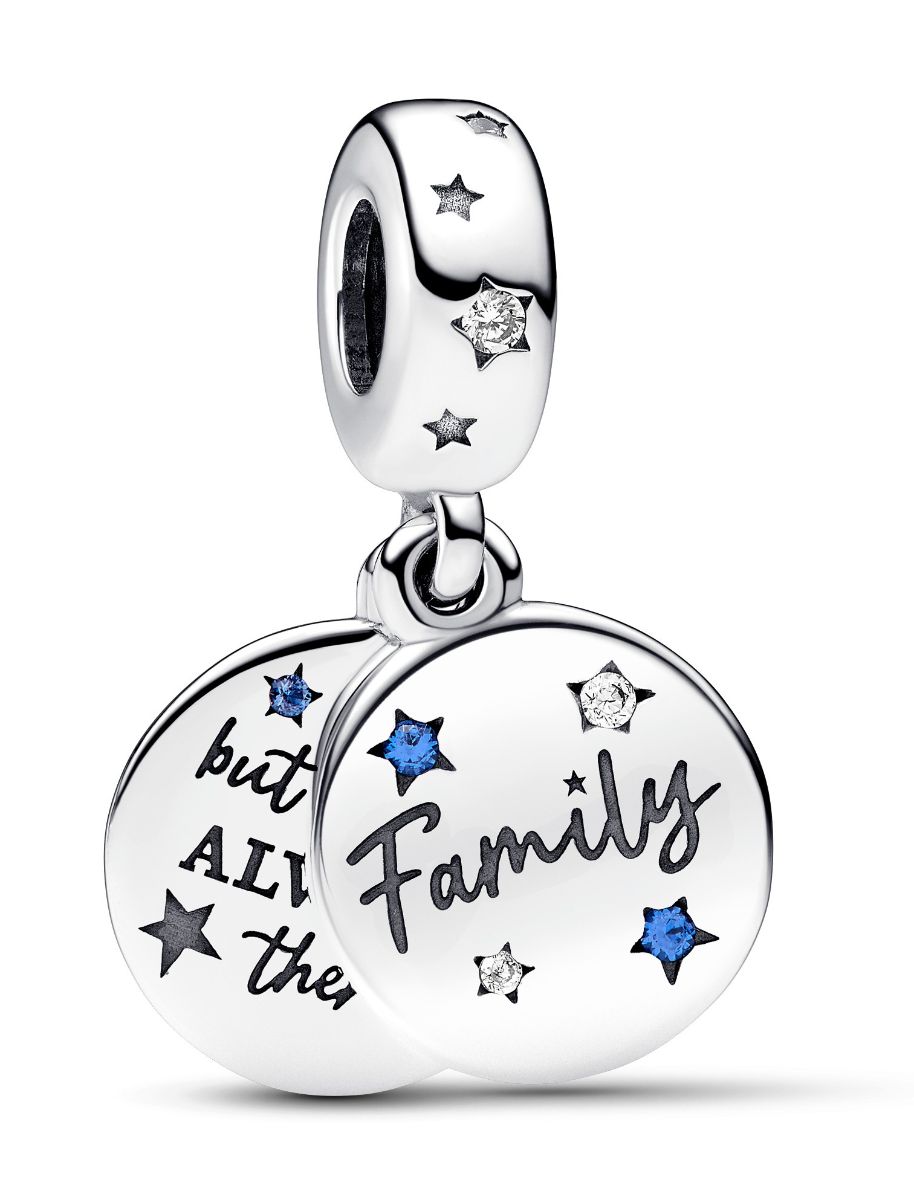 Pandora Moments Sparkling Splittable Angel Wings Sterling silver hela ...