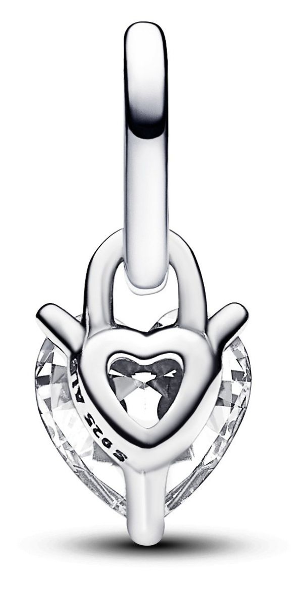 Pandora ME Keyhole Heart Mini Dangle Charm Sterling silver hela ...