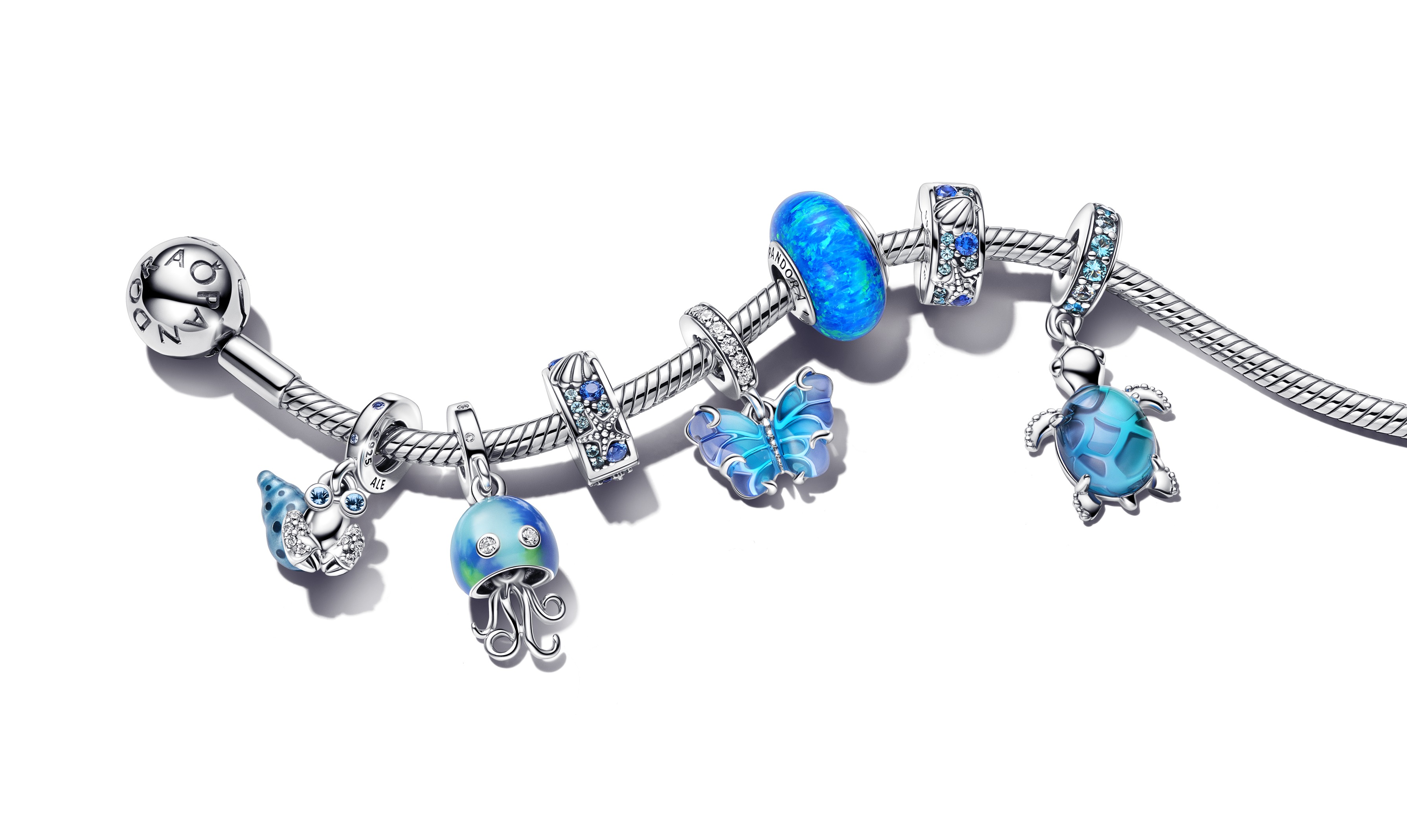 Pandora Moments Opalescent Ocean Deep Blue hela 791691C02 - Keskisen ...