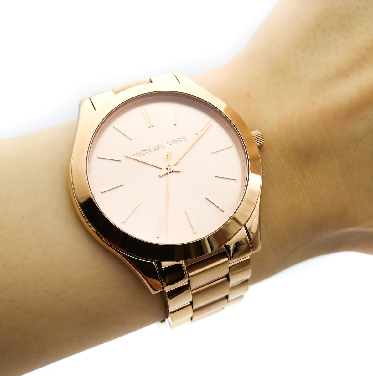 Michael Kors MK3197 Slim Runway Rose Gold-Tone - Keskisen Kello Oy