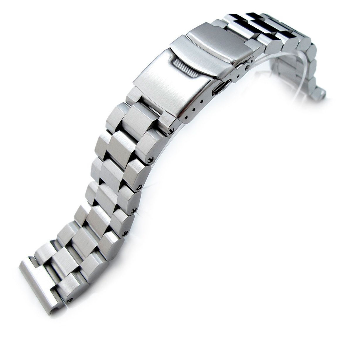 MiLTAT Hexad teräsranneke 20mm SS201803B042S - Keskisen Kello Oy