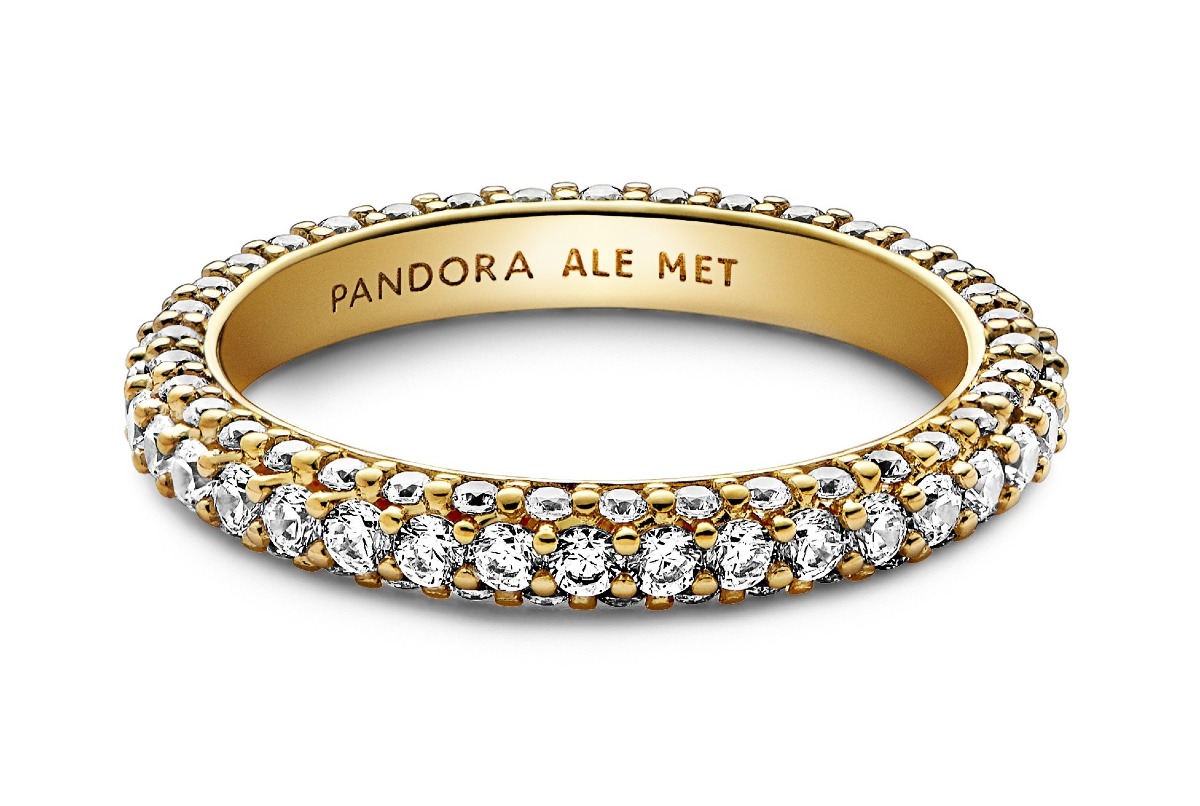 Pandora Timeless stackable Pave Single-row allianssisormus 162627C01 ...