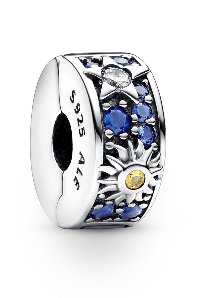 Pandora Celestial Sun, Star & Moon Clip Charm lukkopala 792681C01 ...
