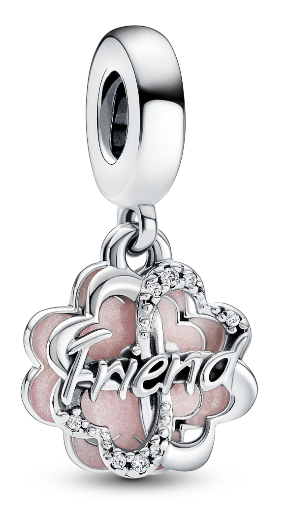 Pandora Moments Four-leaf Clover Friendship Sterling silver hela ...