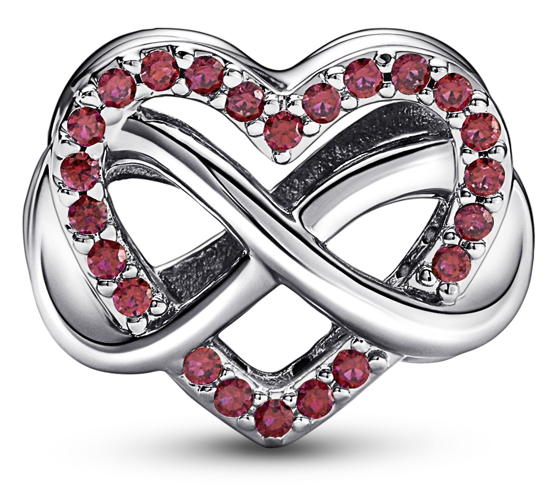 Pandora Moments Family Infinity Red Heart Sterling silver hela ...