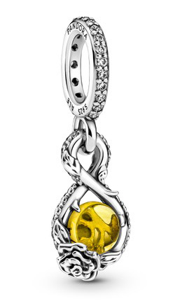 Pandora Disney Belle Infinity & Rose Flower riipus 399525C01 - Keskisen ...