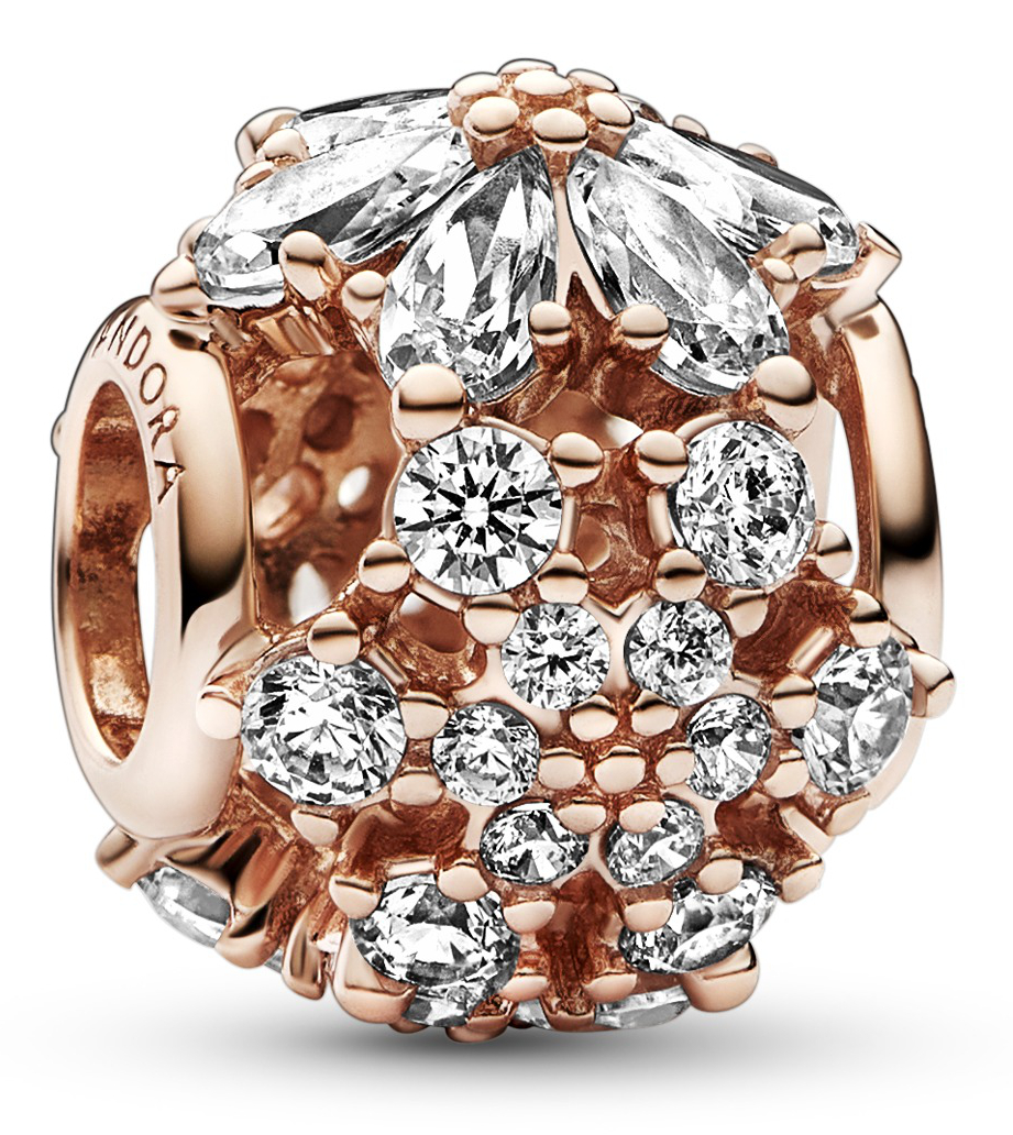Pandora Timeless Sparkling Herbarium Cluster Round hela 782383C01 ...
