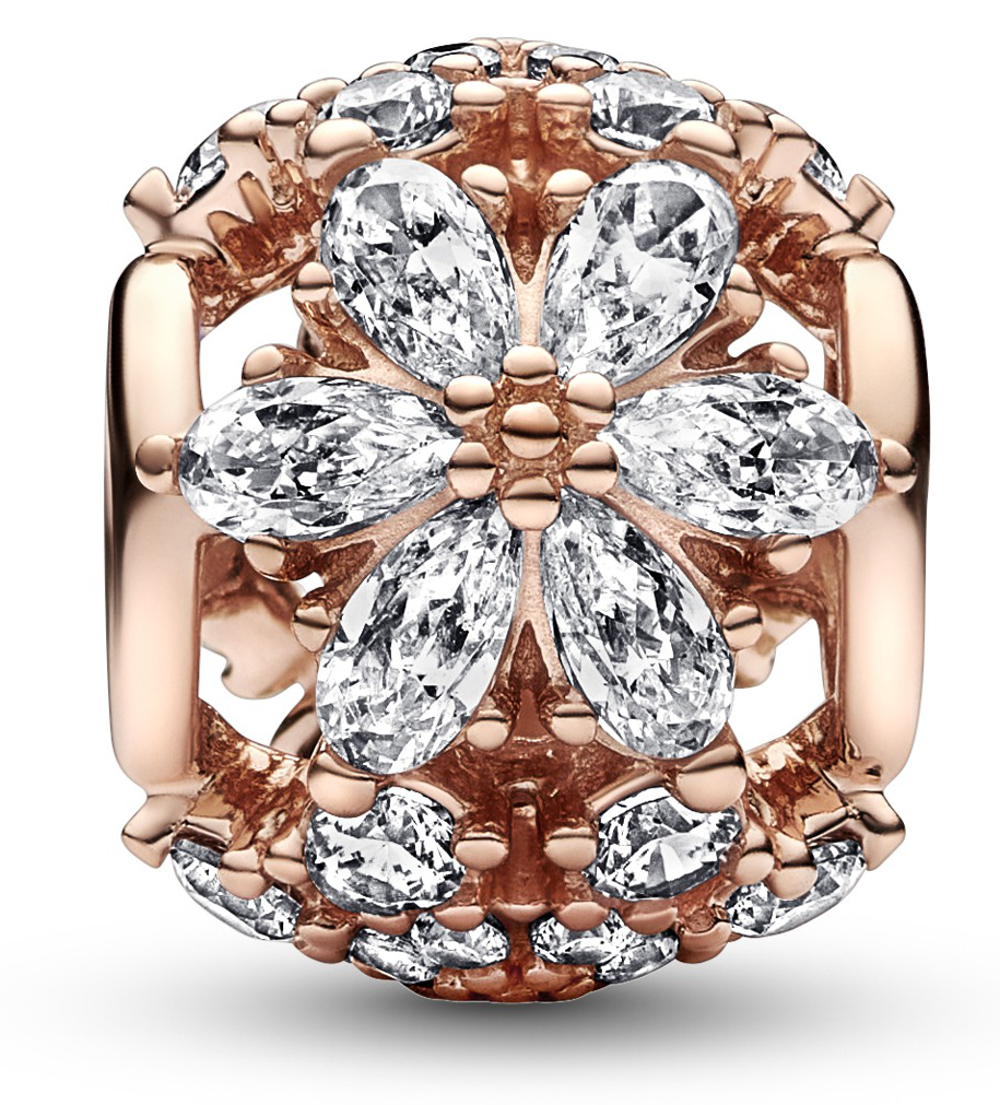 Pandora Timeless Sparkling Herbarium Cluster Round hela 782383C01 ...