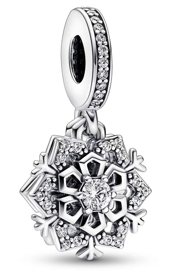 Pandora Moments Sparkling Snowflake riipushela 792355C01 - Keskisen ...