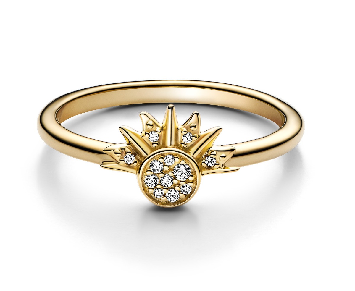 Pandora Moments Celestial Sparkling Sun Ring sormus 162674C01 - Keskisen Kello Oy