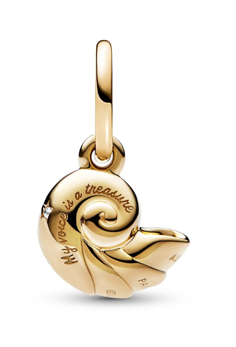 Pandora Disney x Pandora The Little Mermaid Enchanted Shell Dangle ...