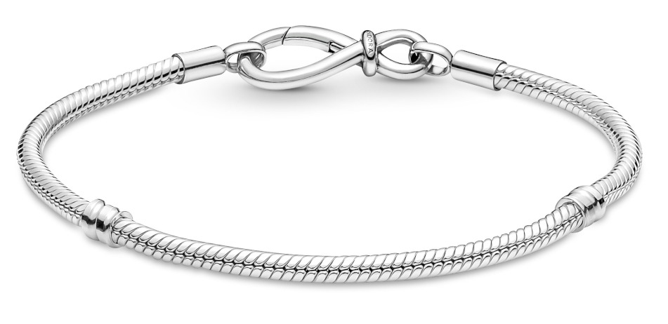 Pandora Moments Infinity Knot Snake Chain rannekoru 590792C00 ...
