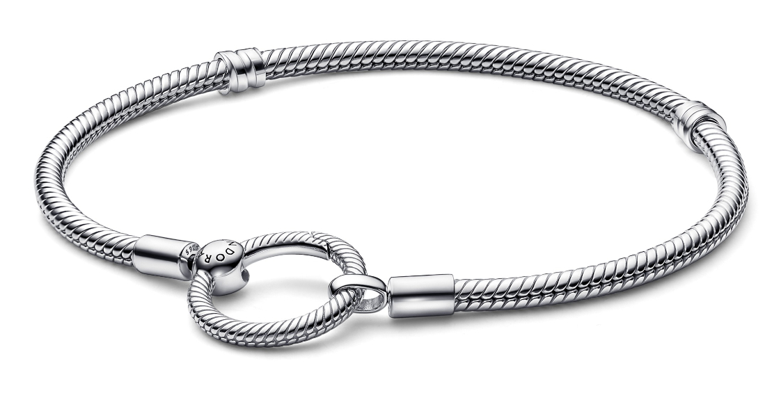 Pandora Moments O Closure Snake Chain Bracelet Sterling silver ...