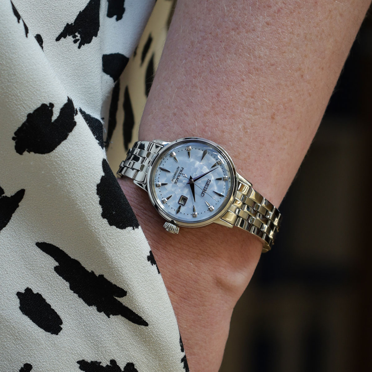 Seiko Presage Cocktail Time Skydiving Diamond Twist SRE007J1 - Keskisen ...