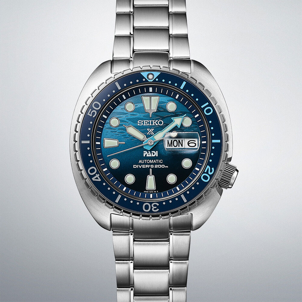 Seiko Prospex Great Blue Turtle Scuba PADI Special Edition SRPK01K1 ...