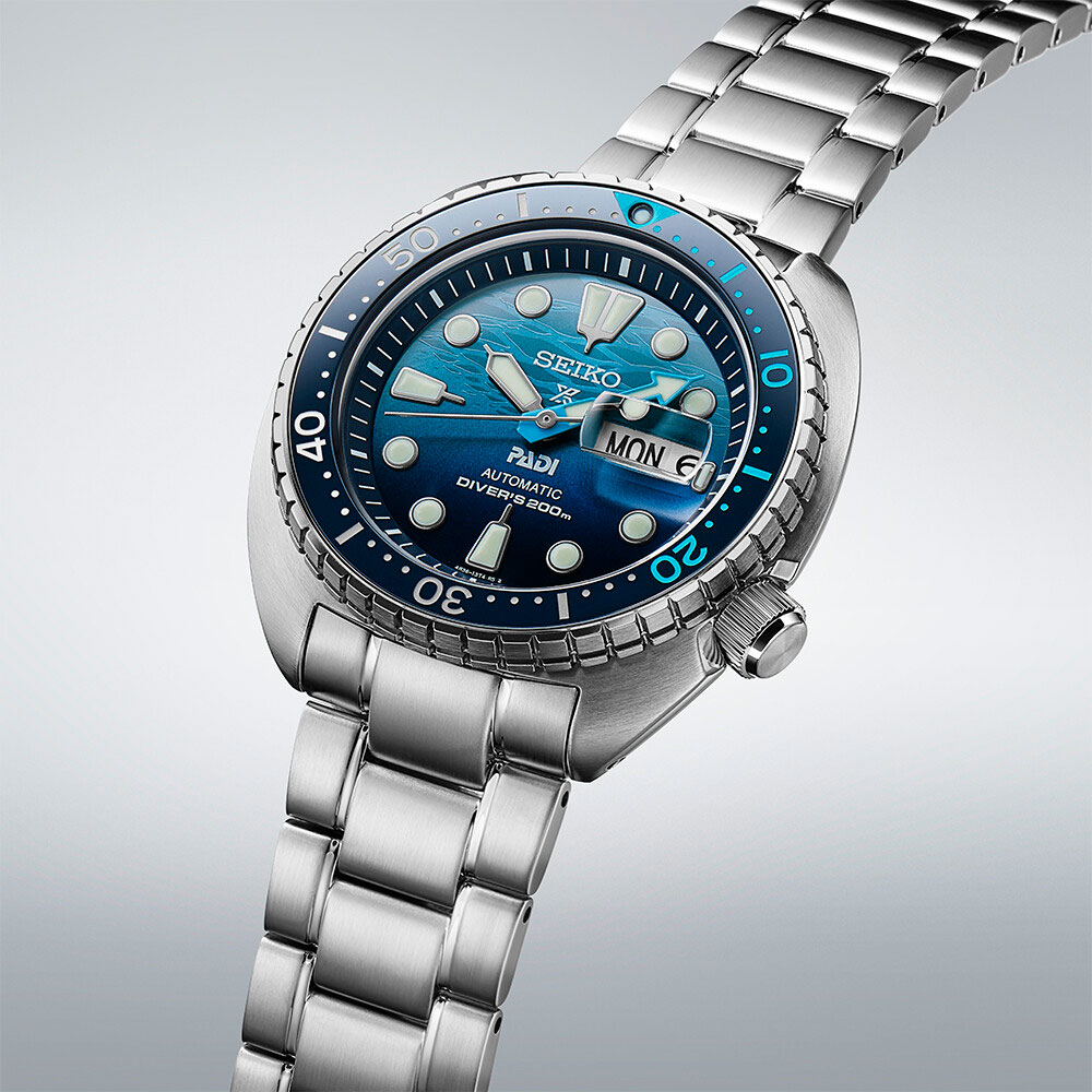Seiko Prospex Great Blue Turtle Scuba PADI Special Edition SRPK01K1 - Keskisen Kello Oy