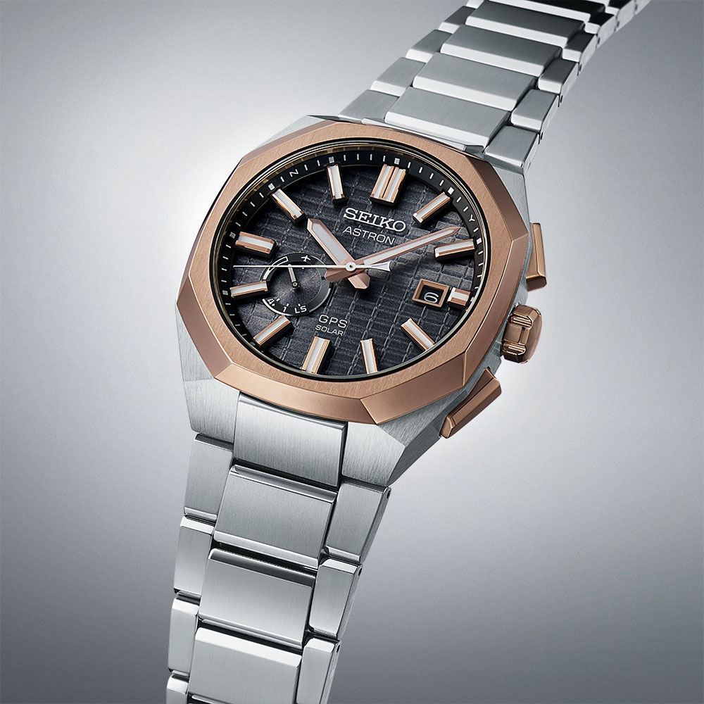 Seiko Astron GPS Solar Rose Gold Crystal Box SSJ014J1 - Keskisen Kello Oy