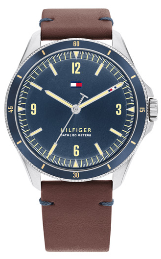 Tommy Hilfiger MAVERICK brown leather 1791905 - Keskisen Kello Oy