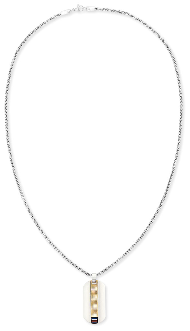 Tommy Hilfiger Two-Tone Dog Tag kaulakoru 2790318 - Keskisen Kello Oy