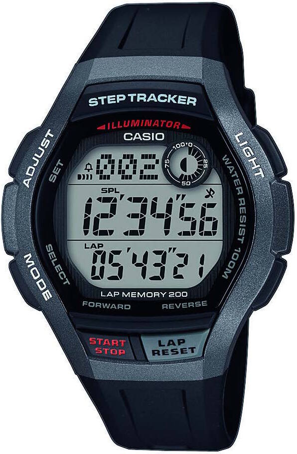 Casio Step Tracker WS-2000H-1AVEF - Keskisen Kello Oy