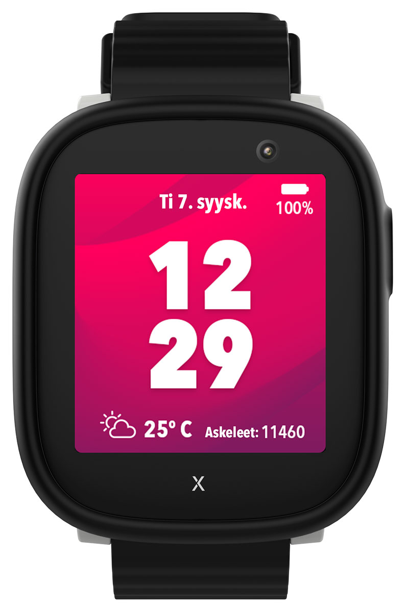 XPLORA X6 Play lasten kellopuhelin musta - Keskisen Kello Oy